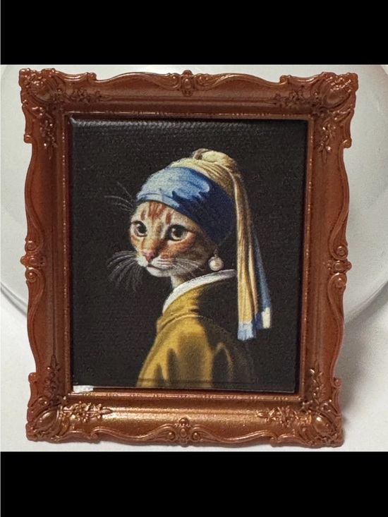Zuru | Toys | Mini Brands Masterpiece Cat Painting Girl With Pearl ...